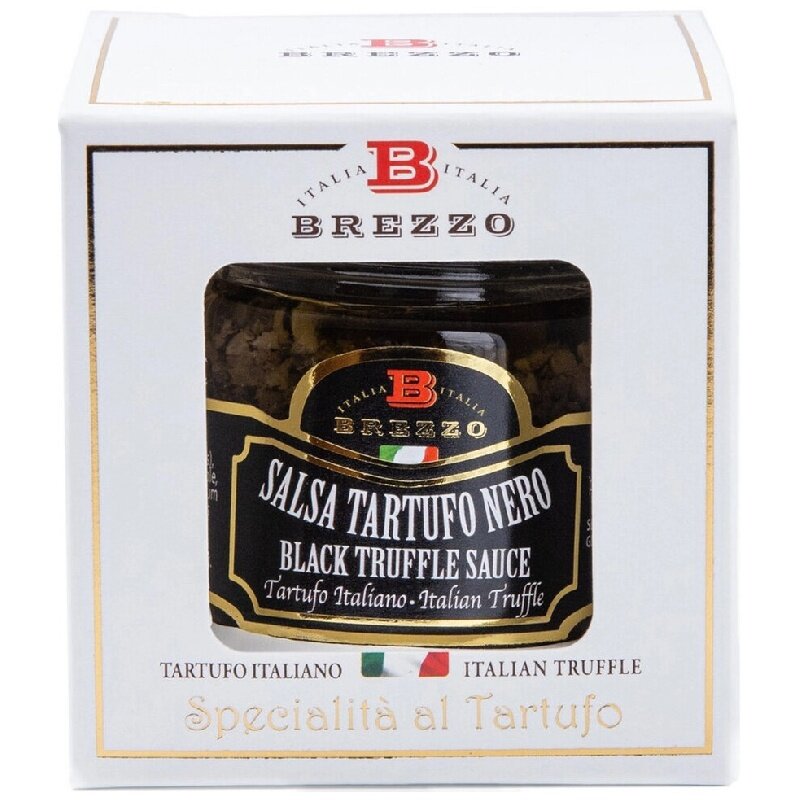 Крем-соус BREZZO Salsa Tartufo Nero с черным трюфелем /стекло/ 80г