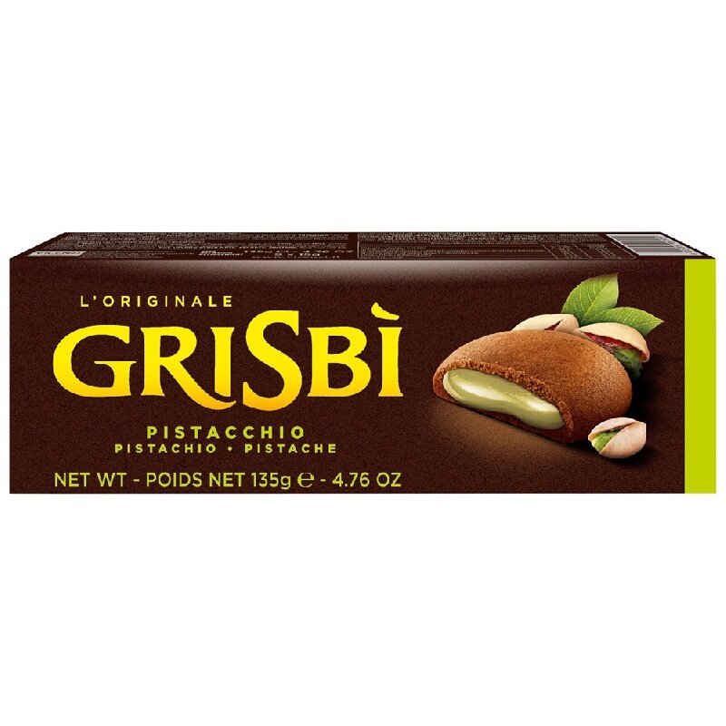 Печенье GRISBI [4204] с фисташковой начинкой /картон/ 135г