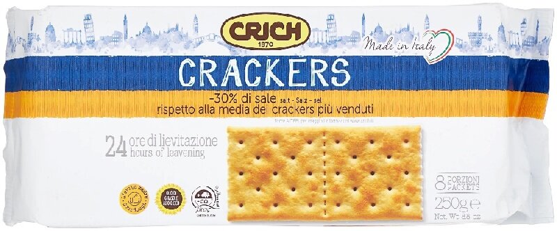 Крекер CRICH 932 несоленый Crackers unsalted 250г