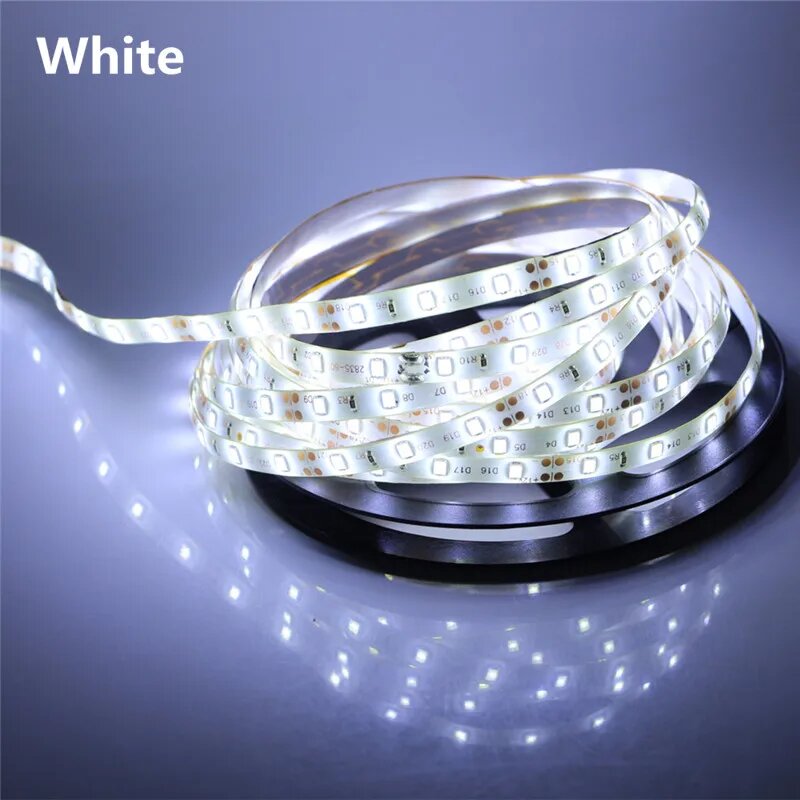 AELED водонепроницаемая светодиодная лента 3528 SMD Белый, White, 1m