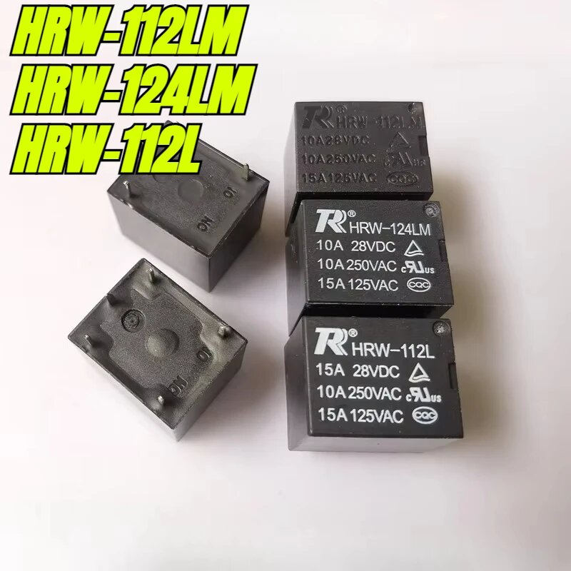 Реле HRW-124LM 4/5 контактов 15A