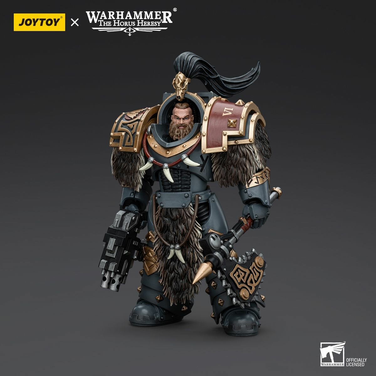 Подвижная фигурка JOYTOY Warhammer 30K 1/18 Action Figures Space Wolves Varagyr Wolf Guard Squad Varagyr Terminator 4