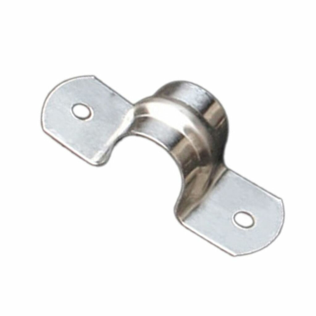 100/50 шт. Хомуты для труб из нержавеющей стали с 2 отверстиями, простая в установке трубка