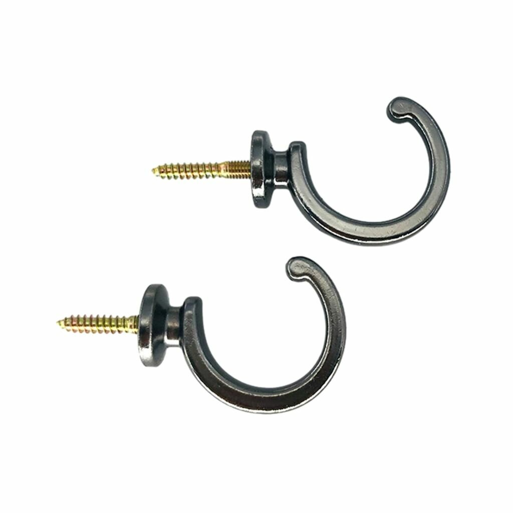 (2 шт.) Крючки для штор с шариковым концом, для драпировки, на оконных стенах