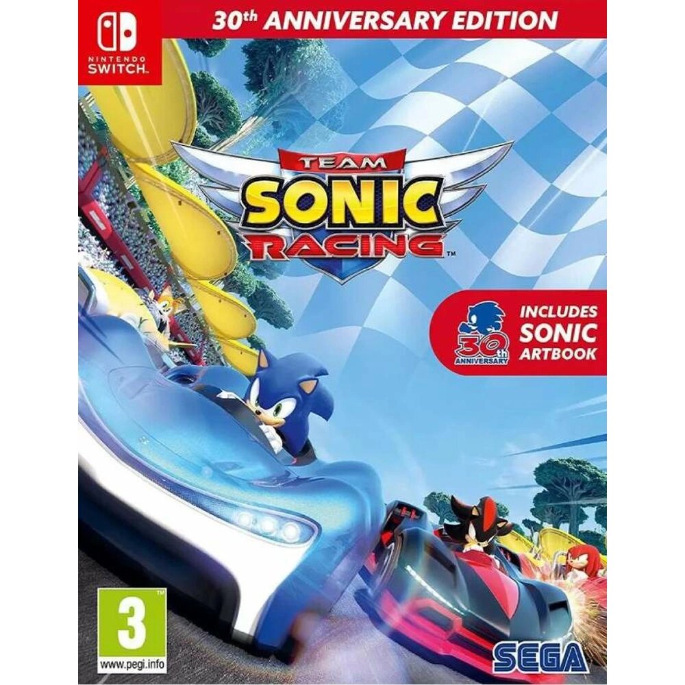 Игра Team Sonic Racing 30th Anniversary Edition (Nintendo Switch, русская версия) Sega Картридж 6+