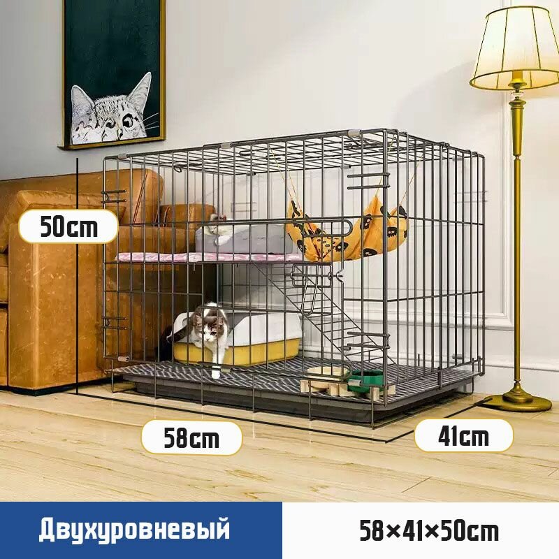 Укрепите вольер для собак (маленьких), кошек, кроликов. Металлические складные клетки для домашних животных крупных, средних и мелких пород. Уличный собачий домик для щенков и кошек. YIJIAWANG