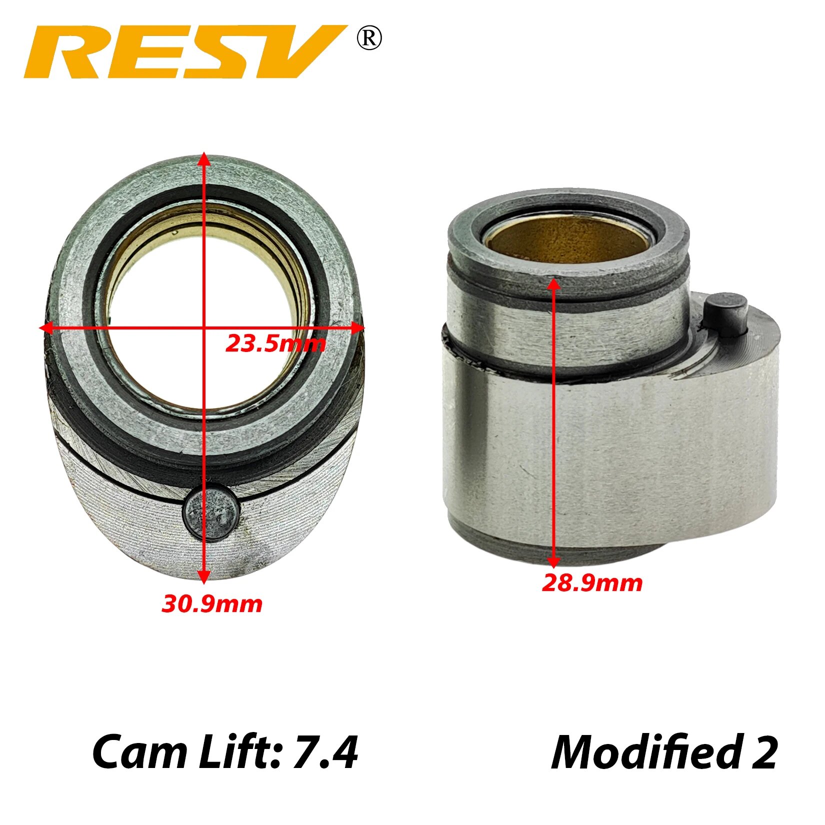 Головка кулачка RESV High-Lift Racing для CG125 CG150 CG175 CG200 CG250 CG ZH QJ HJ 125 150 175 200 250 Модифицированный оригинальный распределительный вал