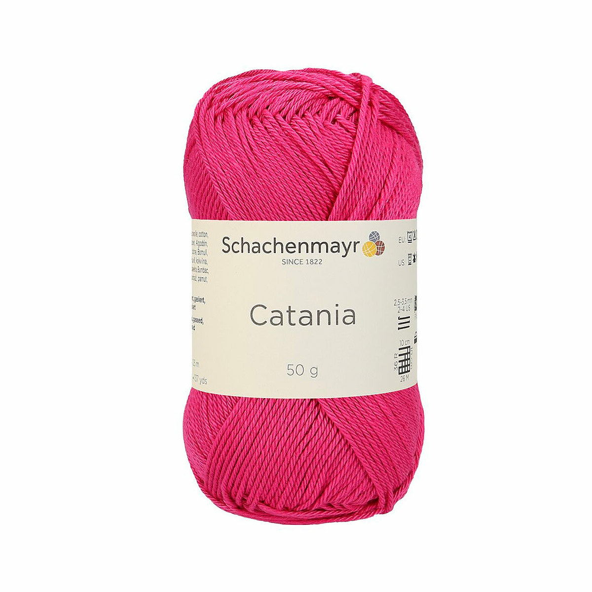 Catania /Катания/ пряжа Schachenmayr Originals, MEZ, 9801210 (00114, cyclam (цикламен), розовый)