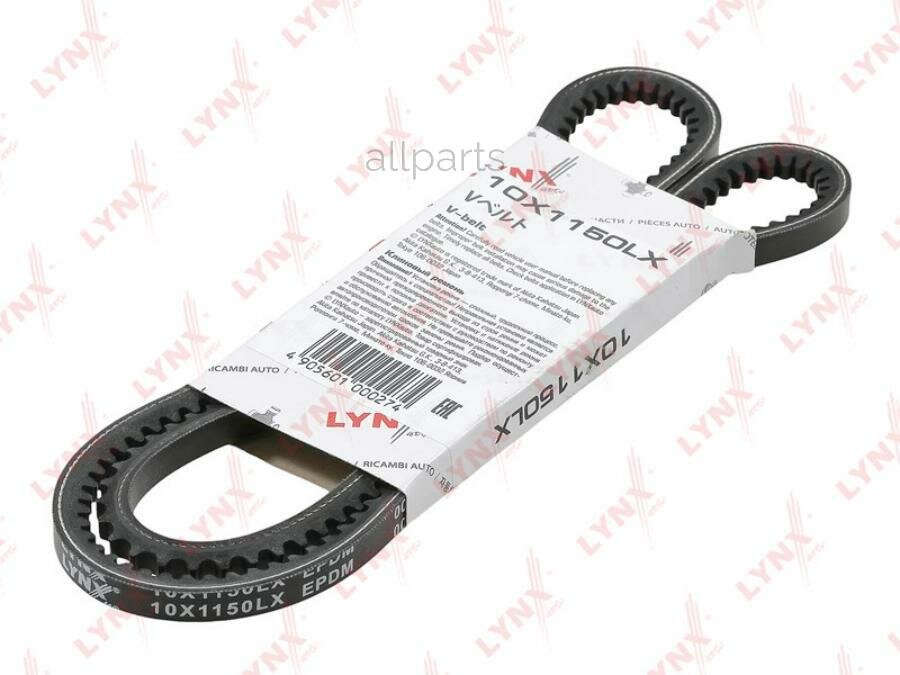 LYNXAUTO 10X1150LX Ремень клиновой RENAULT Twingo 1.2 8V 93-96 VOLVO 740/760 87-91/940 90-97/960 90-93 2.4D-TD VW Tra
