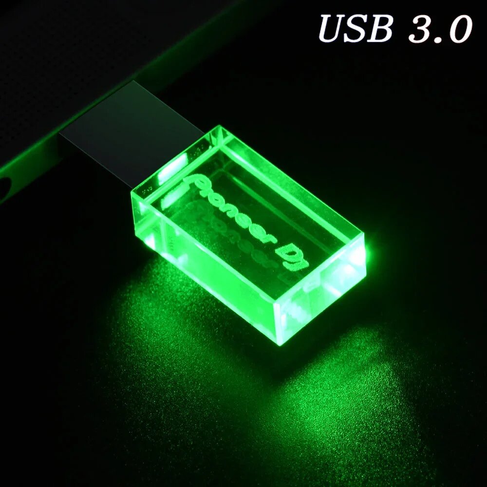 Pioneer DJ Flash Drives USB 3.0 64 ГБ 16GB, USB 3.0-Green LED