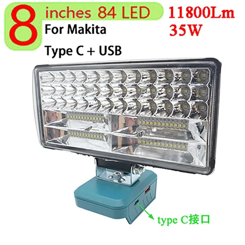 Автомобильные светодиодные рабочие фонари, фонарики, электрический фонарь, прожектор для 8 inch LED