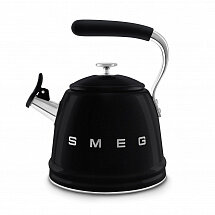 Чайник со свистком "Smeg", 2,3 л, черный