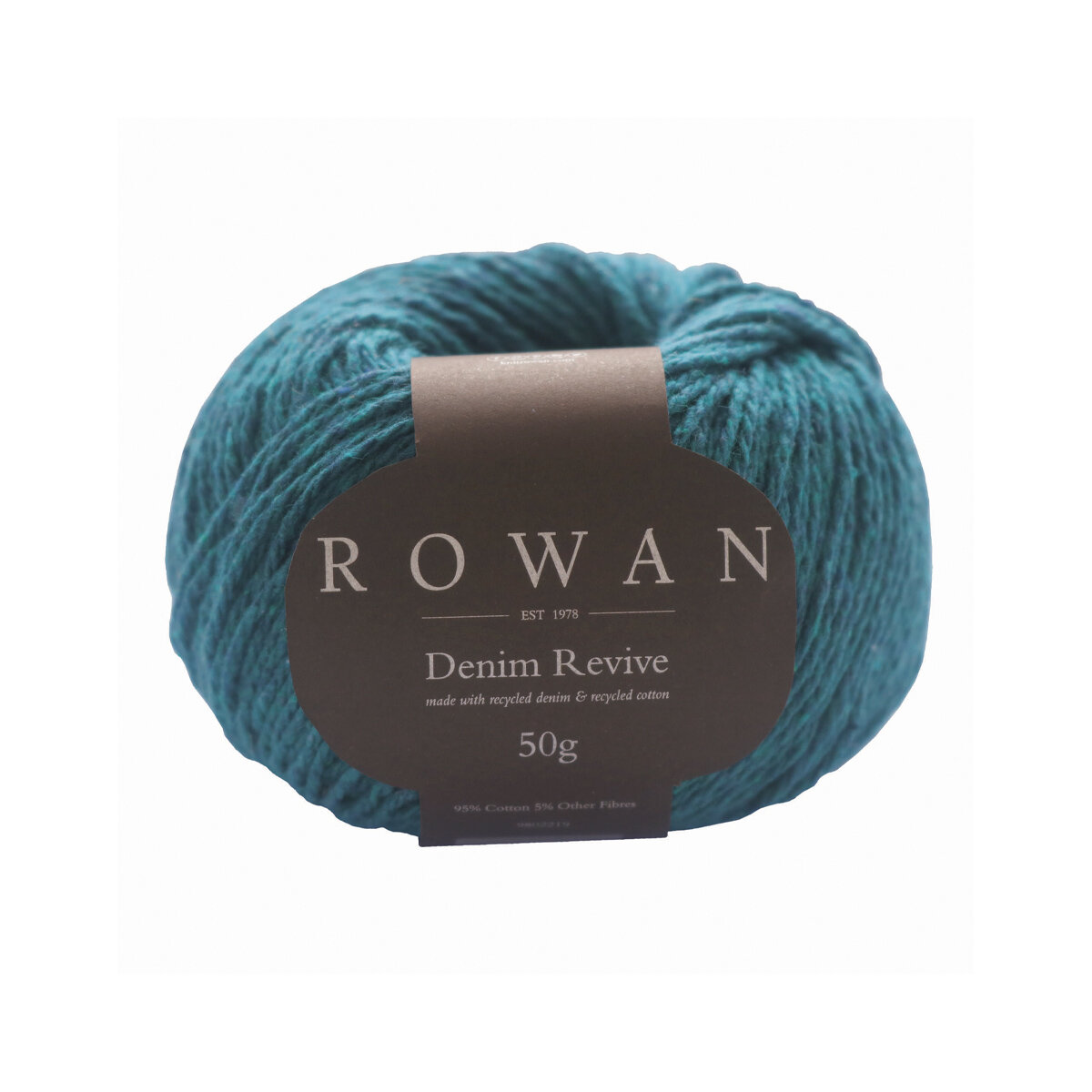 Denim Revive /Деним Ривайв/ пряжа Rowan, 9802219 (221, *, jade (нефрит), бирюзовый)