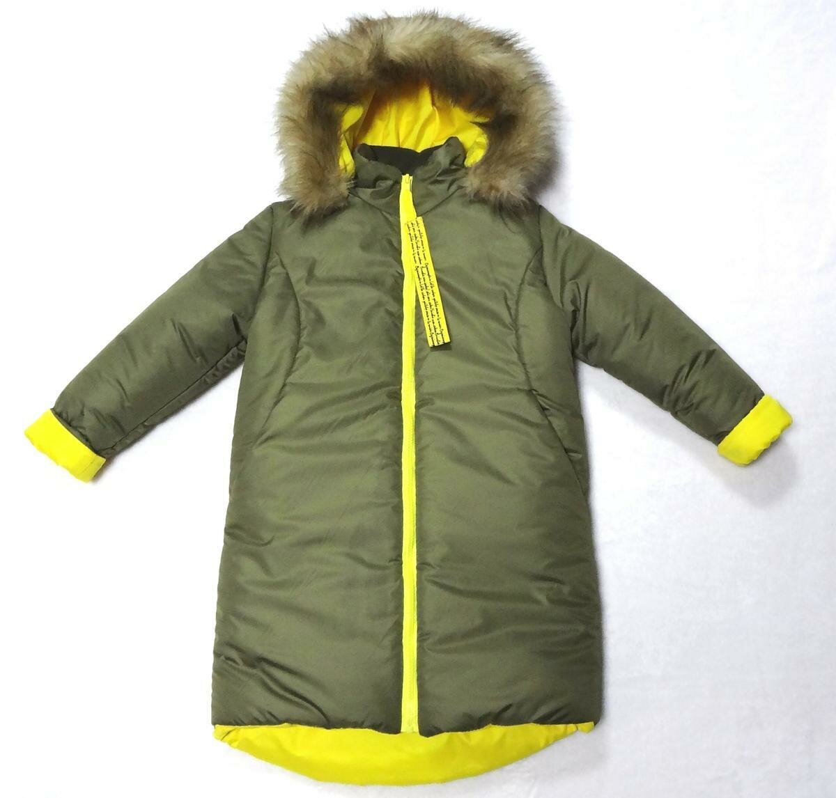 Куртка Куртка зимняя удлиненная для девочек