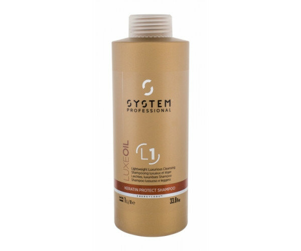 SYSTEM PROFESSIONAL LuxeOil Keratin Protect Shampoo Шампунь для защиты кератина, 1000 мл