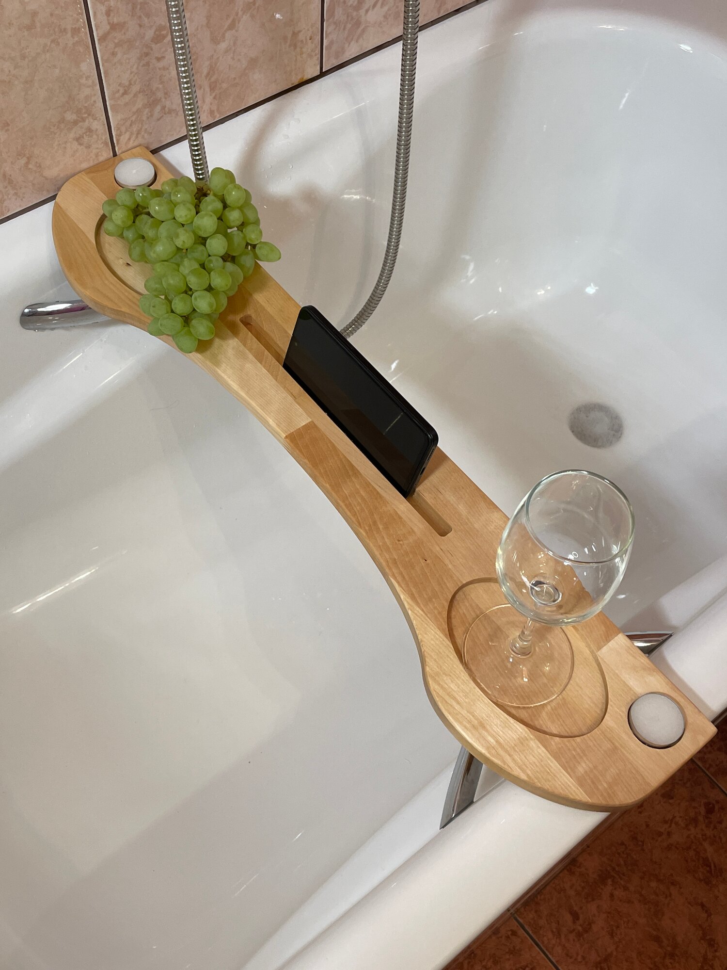 Столик-полка для ванны №3