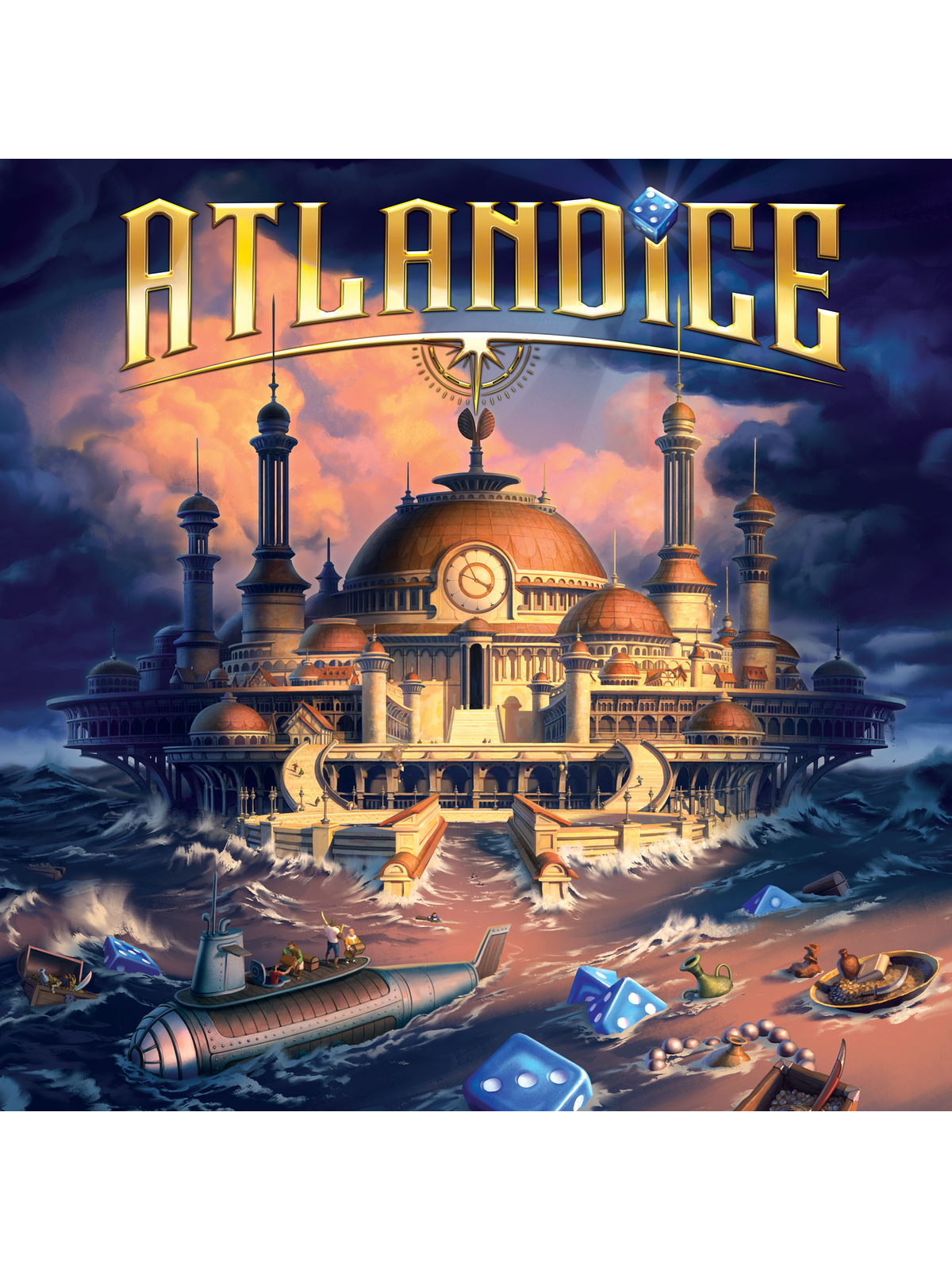 Настольная игра Atlandice на английском языке, для 2-4 игроков