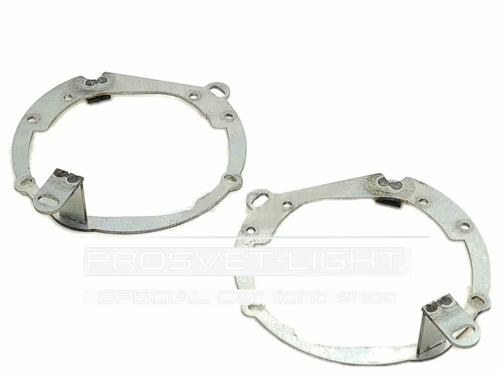 Переходные рамки для линз BMW 5-Series F10, F11 6 поколение 2010-2013 + рестайлинг 2013-2017 HiBeam под линзы Hella 3r/5r, Би-Лед