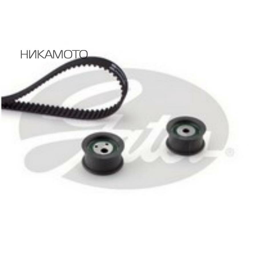 GATES K055468XS Комплект грм 2110-12/kalina 1.5/1.6 16v 1995 => (ролик 2шт+ремень 136x25.4)