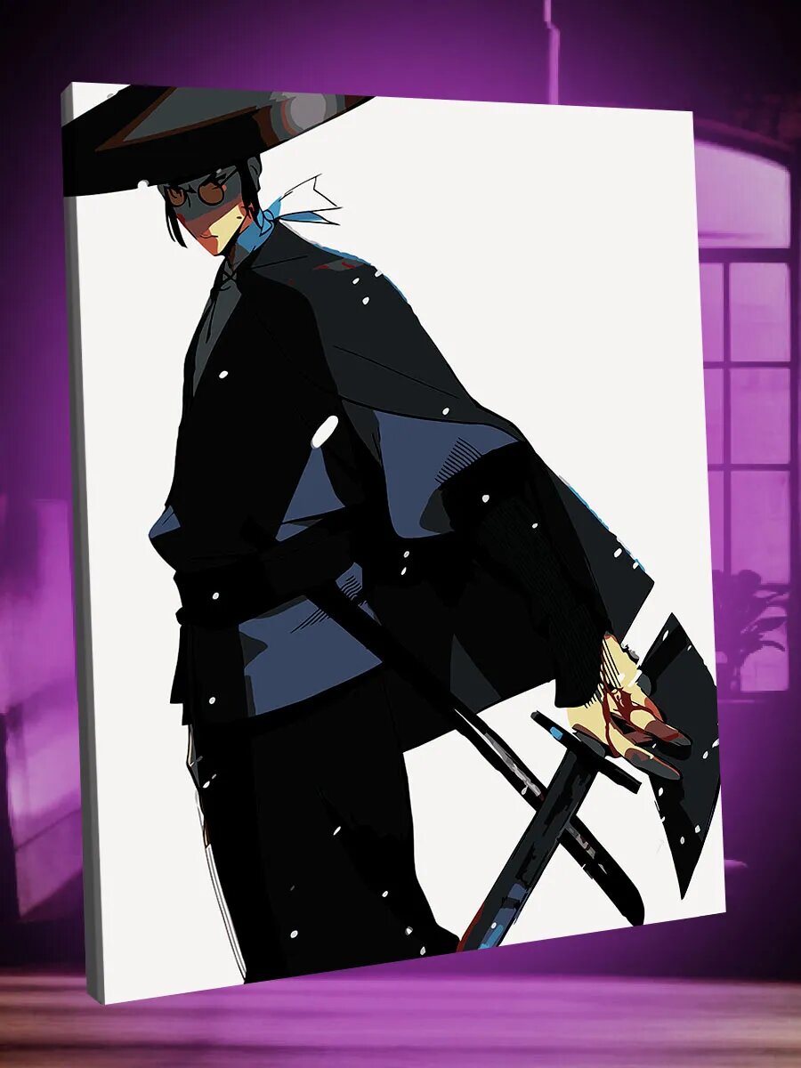 Картина по номерам Голубоглазый самурай