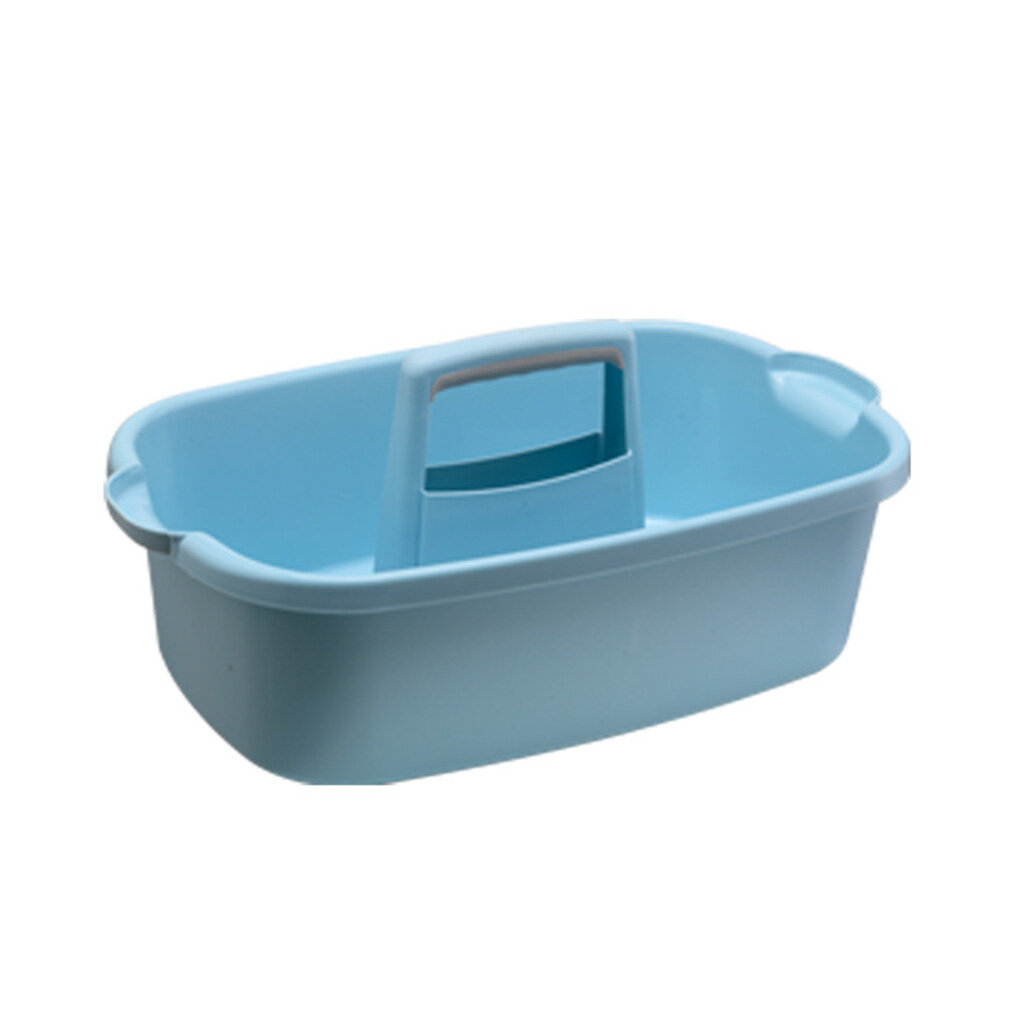 Портативная корзина для хранения ящик для хранения инструментов ванная комната ящик для хранения всякой всячины ванная комната ванна синяя корзина для хранения-синий