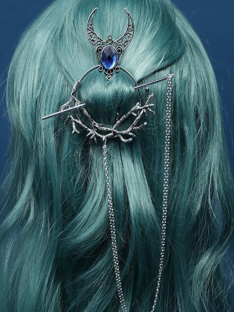 Винтажная Заколка в готическом стиле