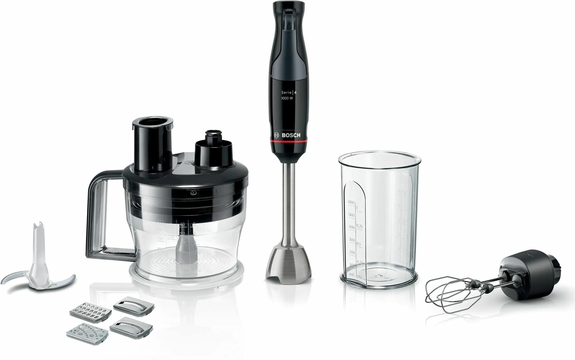 Bosch Погружной блендер ErgoMaster, черный, прозрачный