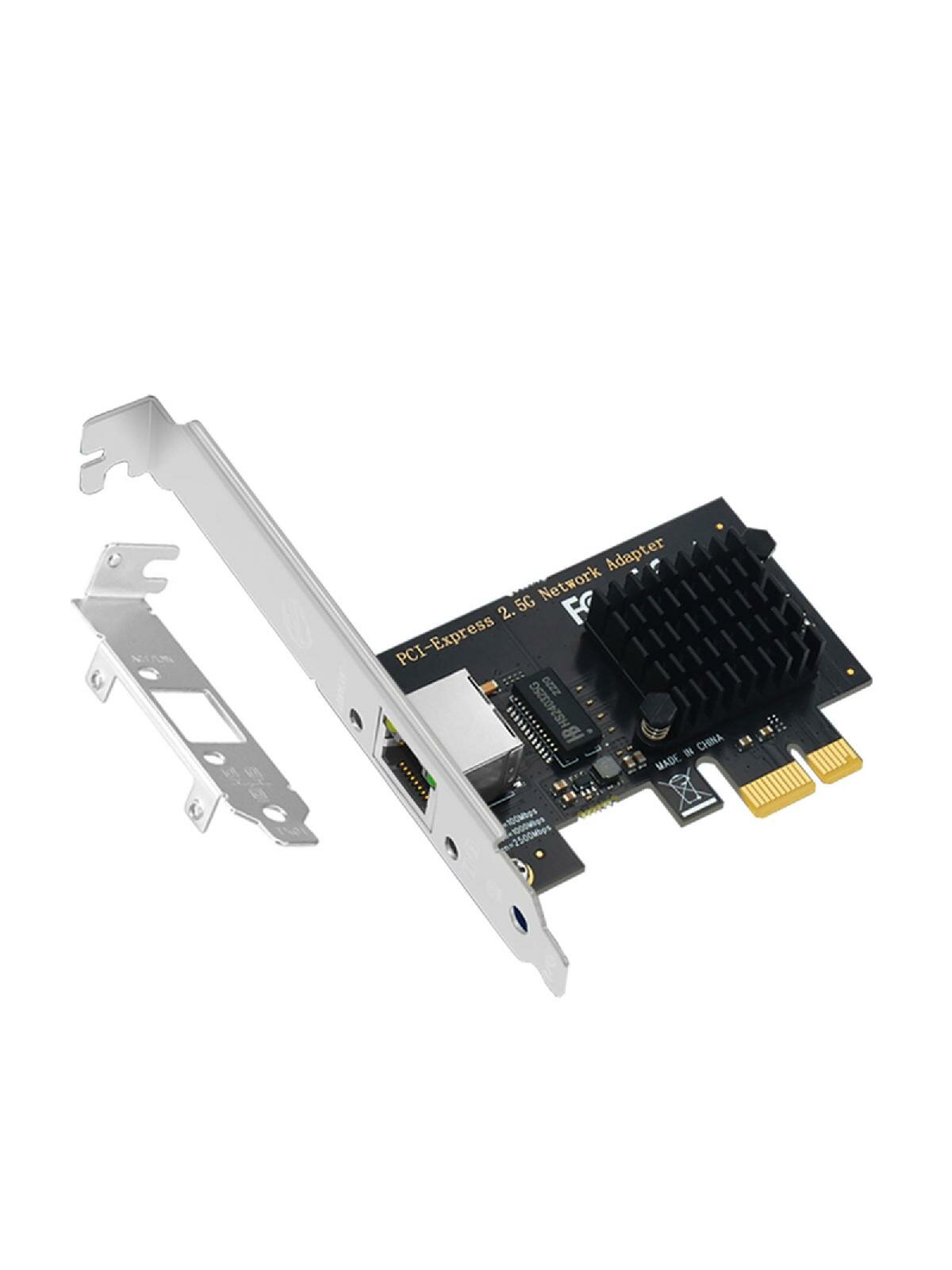 RTL8125BG intel1225V Gigabit Ethernet PCI Express Network Card 10/100/2500Mbps 2.5Gbps RJ45 LAN PCIe Adapter for PC