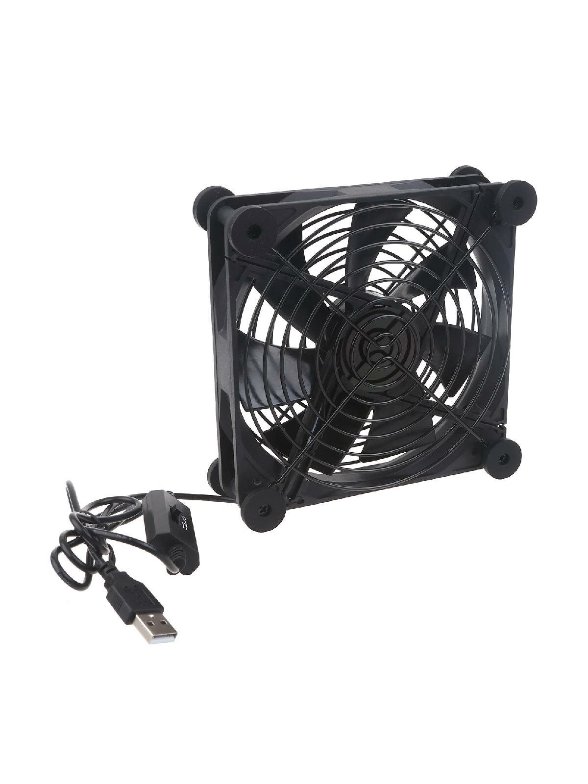 5V USB Powered Fan Cooling for Router Modem TV Box Router Cooling Case Fan for Cooling Various Electronics Device