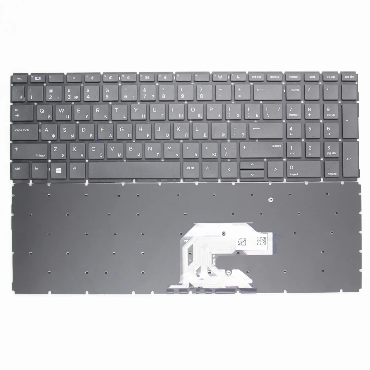 Ноутбучная клавиатура HP Probook 450 G6 455 G6 450 G7 455 G7 англ/рус RU No backlit