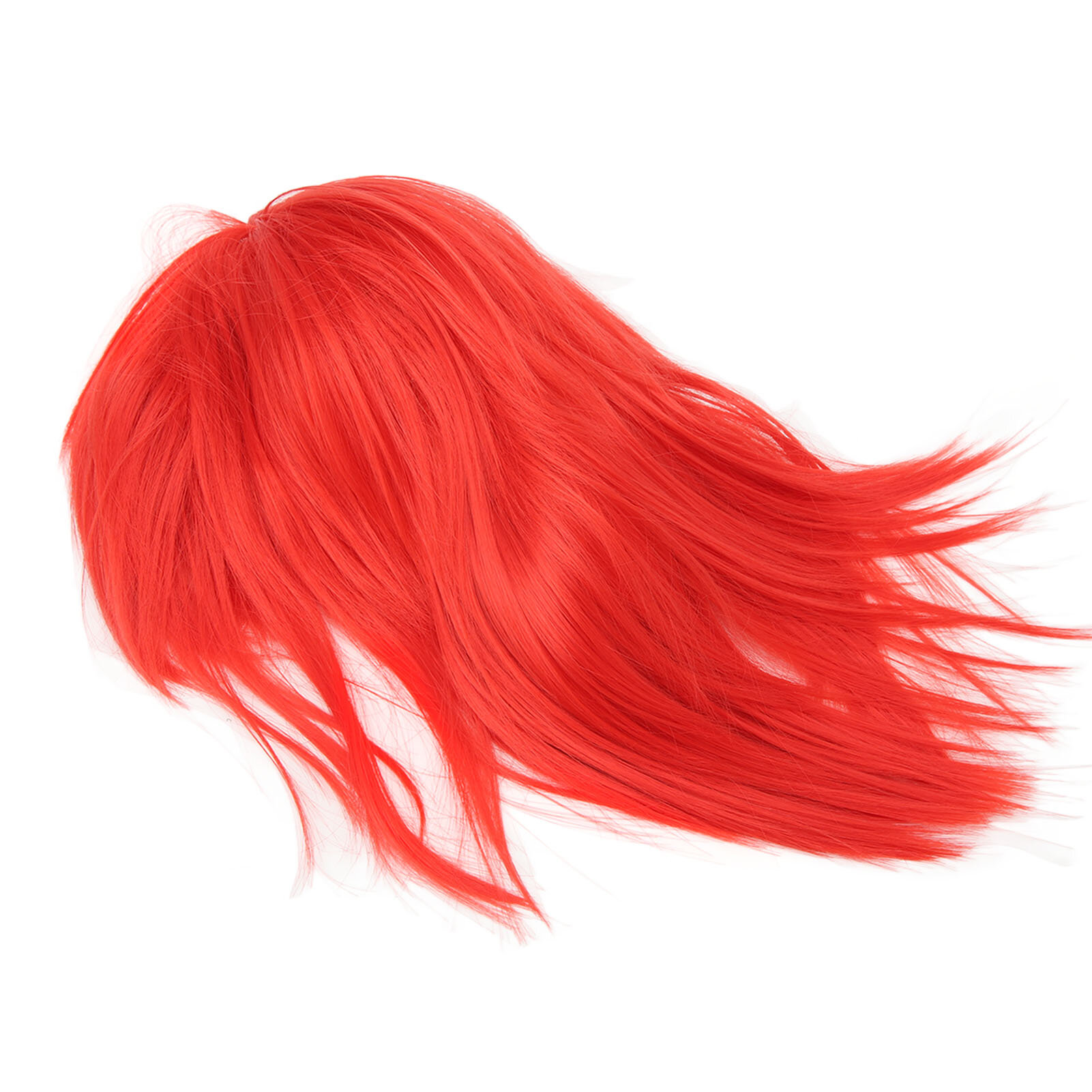 Красные мужские парик Wig Wolf Cut парик прямые короткие волосы для фестиваля косплей -шоу