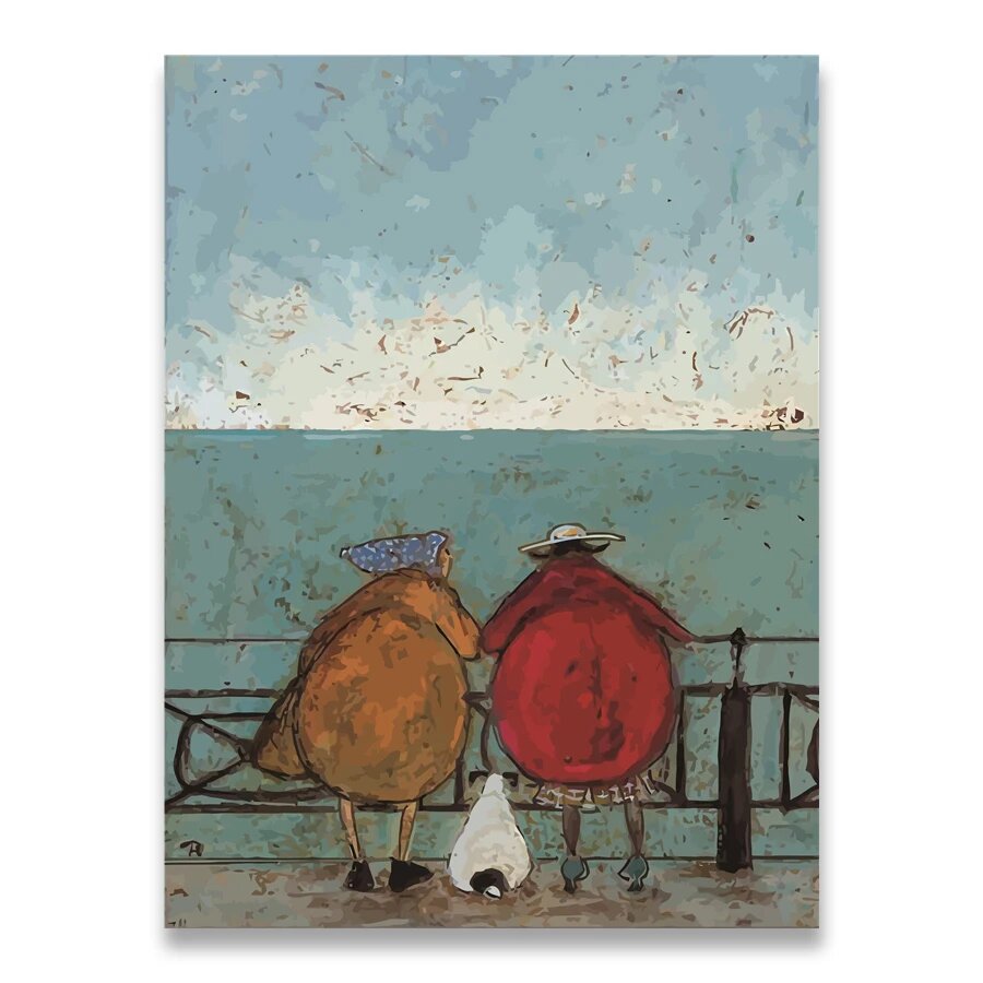 Картина на стену Современный пейзаж 21x30см, 1029-04
