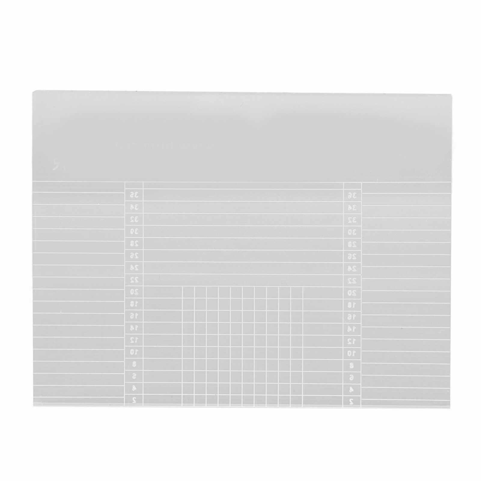 Линейка-азимут VTA акриловая для балансировки проигрывателя