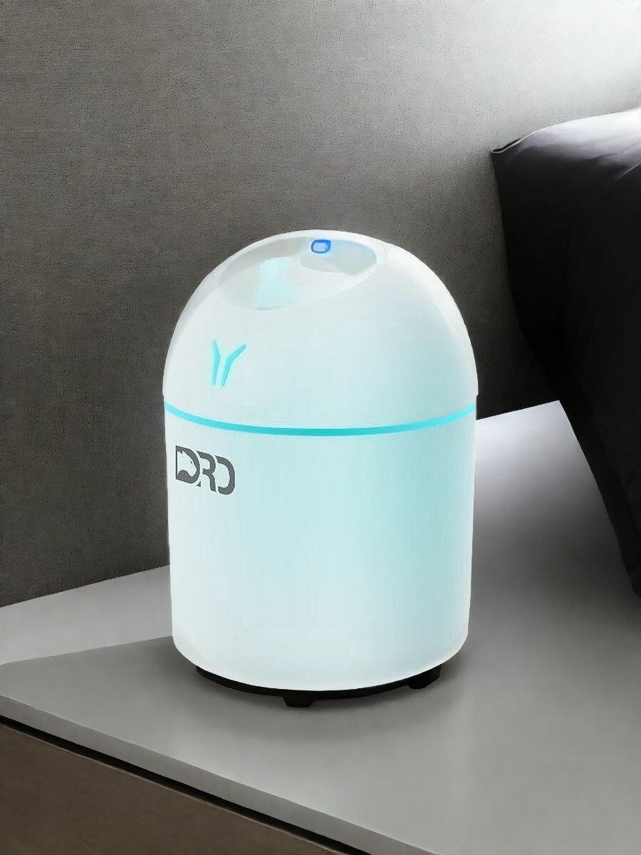 Мини-увлажнитель воздуха DIARDI, ультразвуковой, настольный, 0,25л, белый