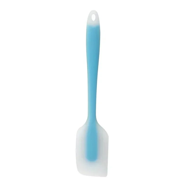 Силиконовые лопаточки для крема и масла, набор из 2 штук long21cm blue