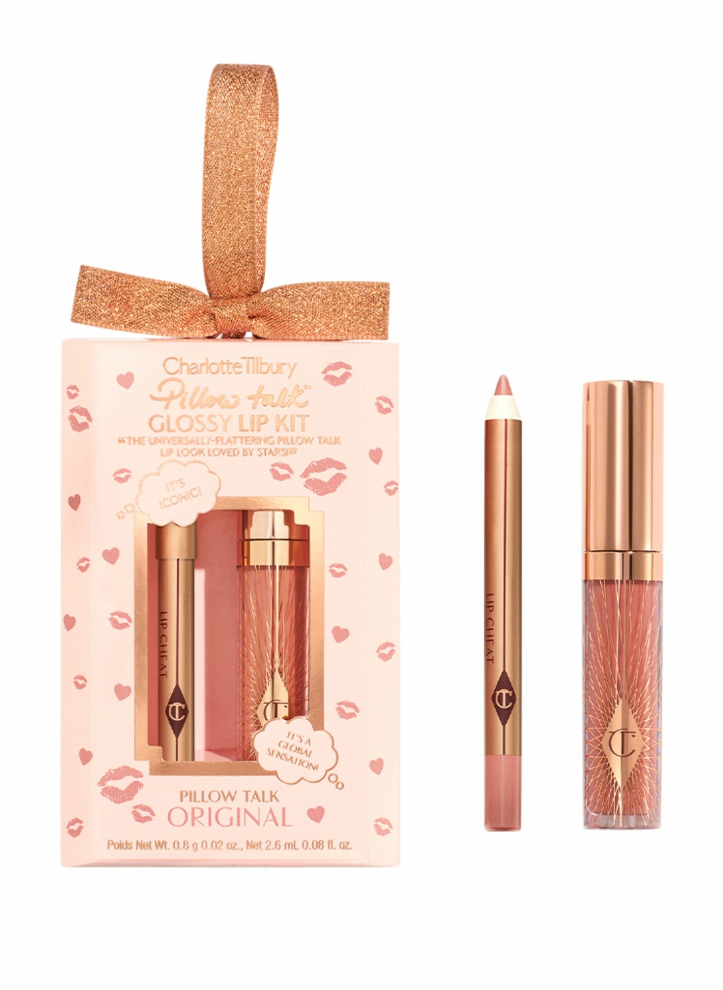 Charlotte Tilbury Набор для макияжа губ PILLOW TALK ORIGINAL GLOSSY LIPS DUO