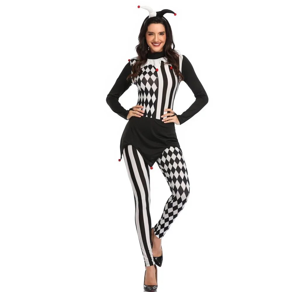 Женский костюм клоуна Джокера Zawaland M
