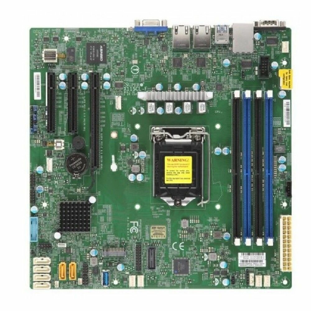 Supermicro Материнская плата MBD - X11SCL - F - B OEM