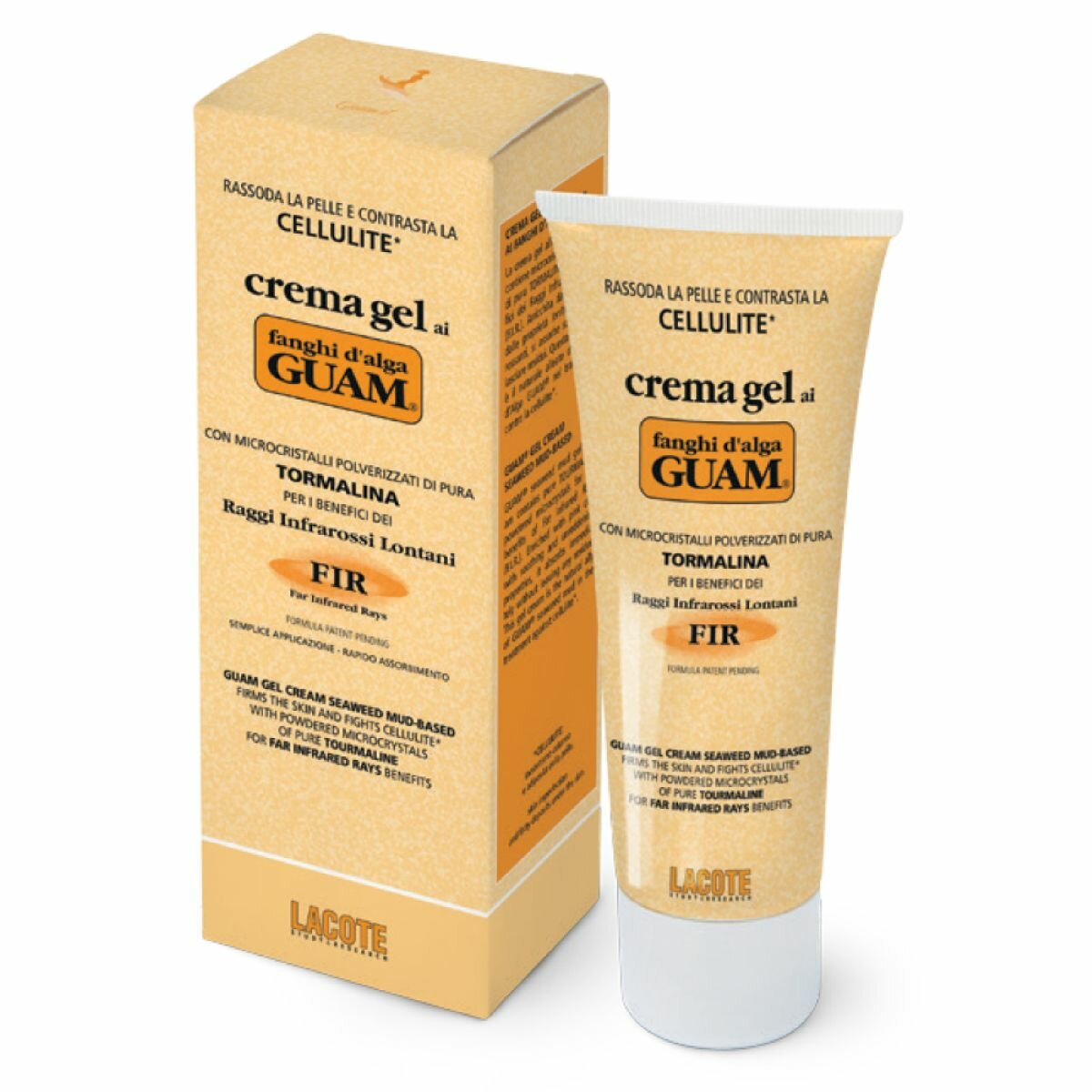 Гуам FIR Крем-гель антицеллюлитный подтягивающий с микрокристаллами турмалина, 200 мл (2831) / GUAM FIR Cream