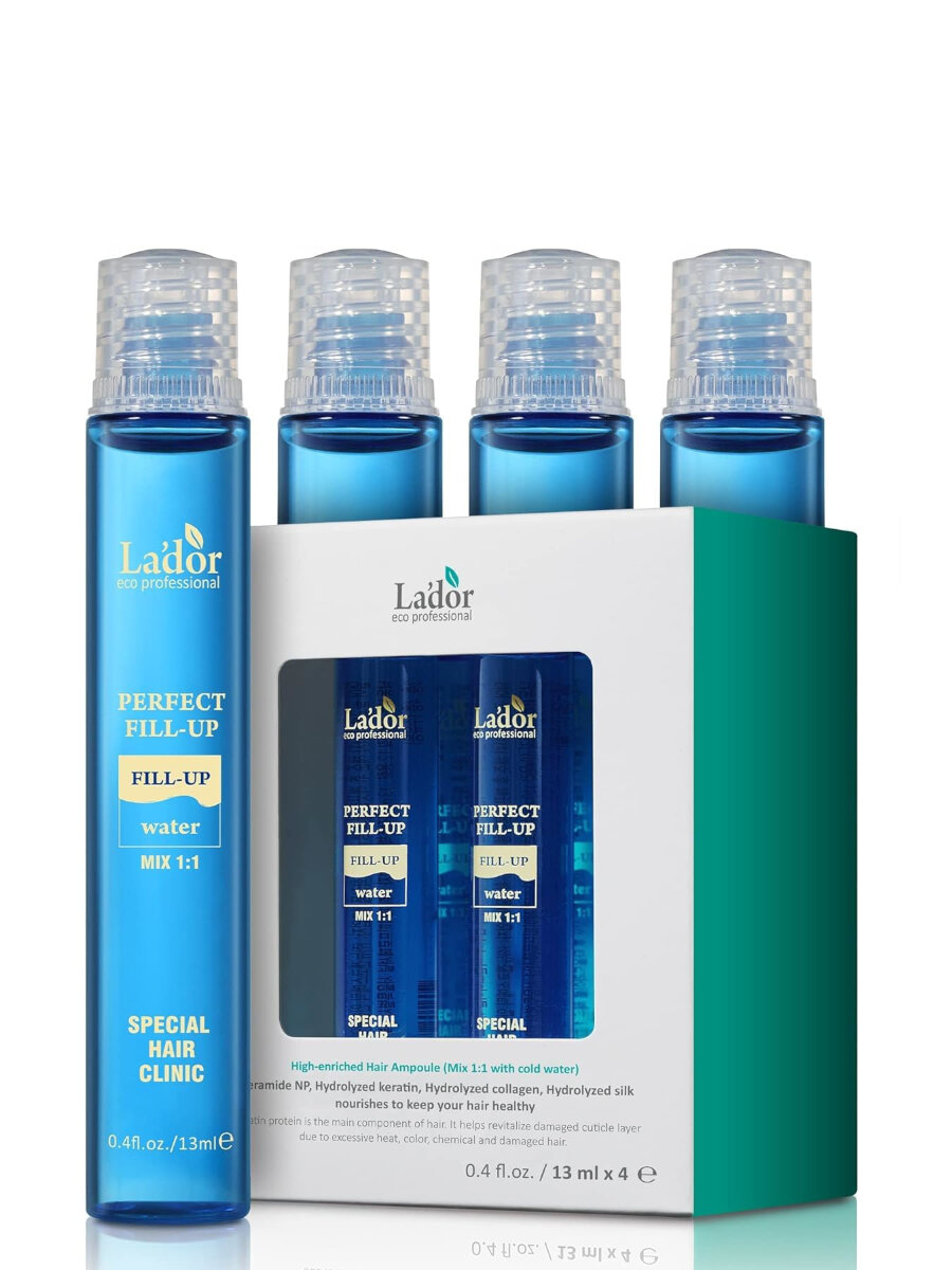 Lador Набор филлеров для восстановления волос Perfect Hair Filler, 4 шт х 13 мл