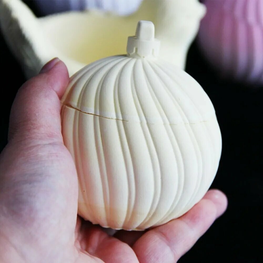 Банка для рождественских шаров ручной работы, гипсовая трехмерная форма-1