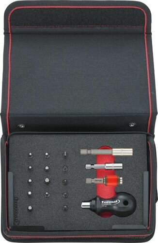 Набор бит и битодержателей 18-шт. в папке FORMAT 6487 0020 Fplus