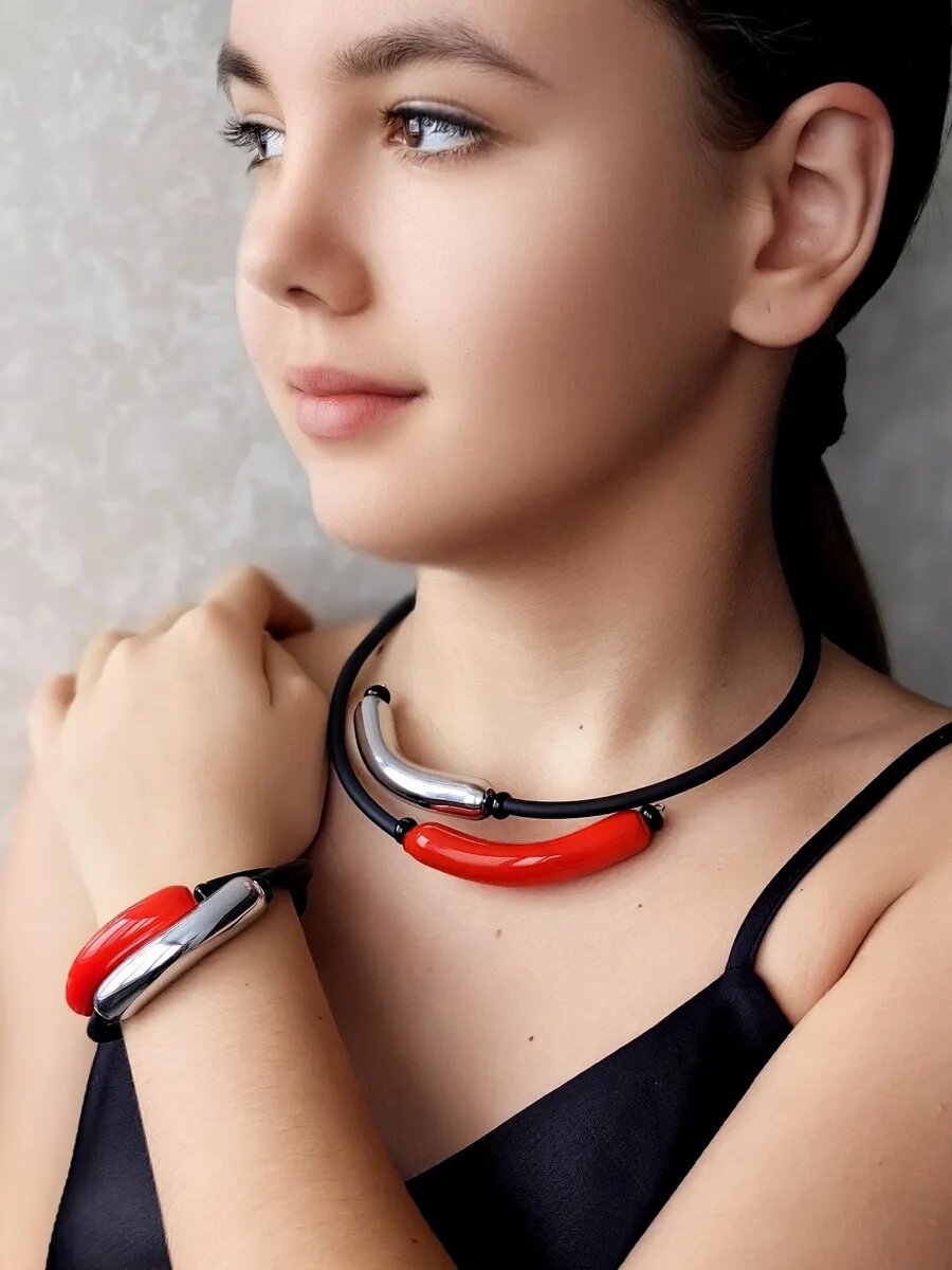 Чокер, муранское стекло