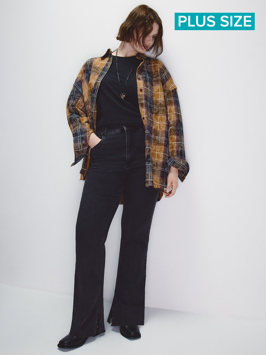 Джинсы клеш Women Rock 