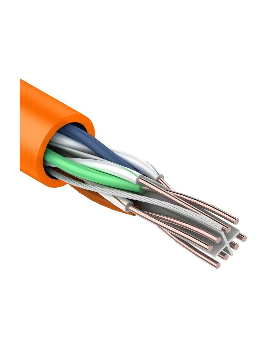 Кабель Rexant UTP 4PR 23AWG CAT6 бухта 305м нг(А)-HF 01-0050