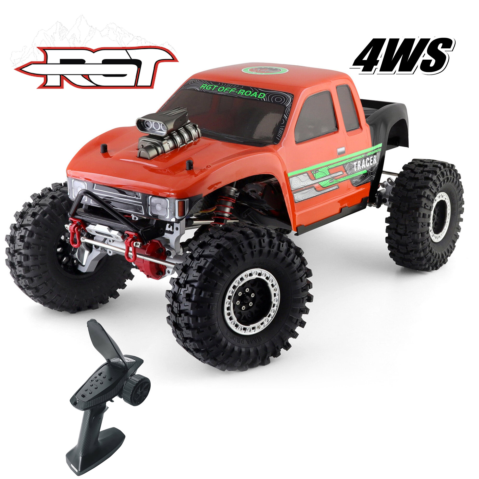 Радиоуправляемый краулер HSP RGT TRACER 4WS 1:10 - EX86180PRO-R86600-1