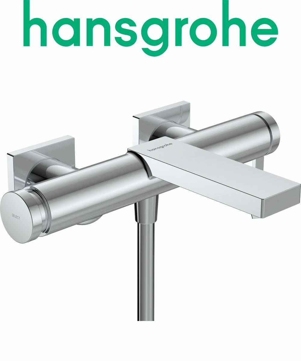 Смеситель для ванны hansgrohe Tecturis E хром 73420000