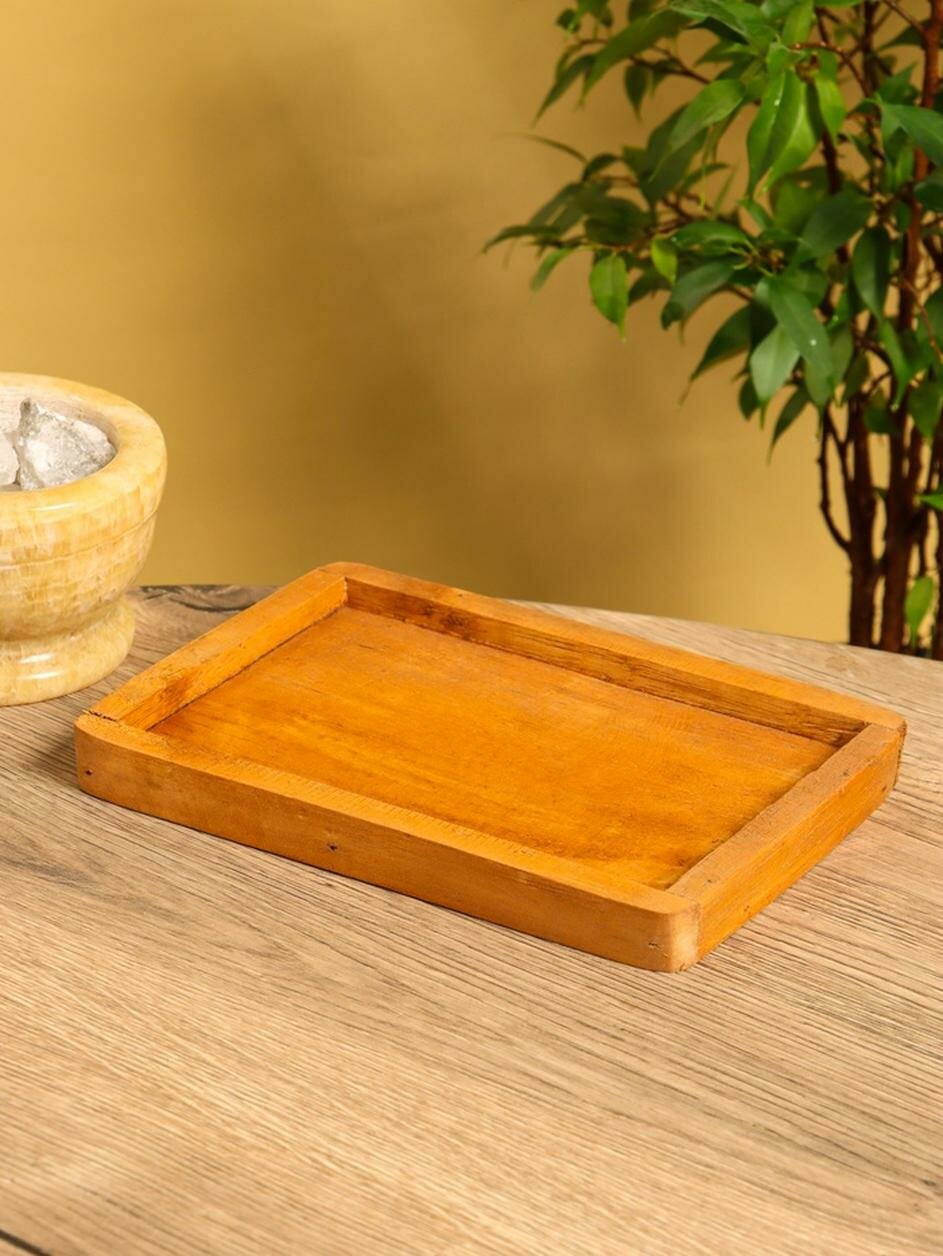 Поднос Сима-ленд Indonesian style. Decor, дерево, 20 см x 14 см