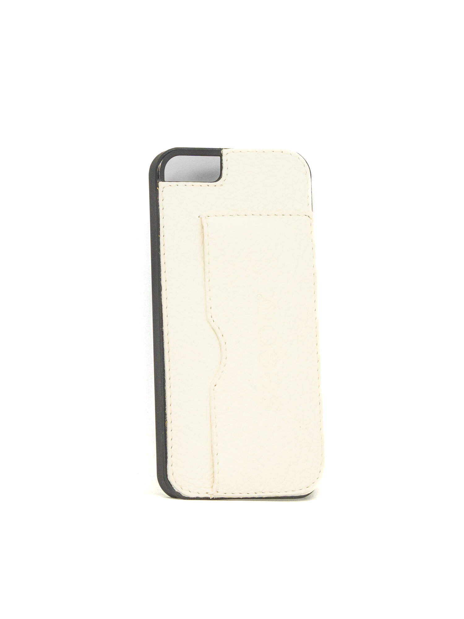 Кожанный чехол, футляр для iPhone 5 Белый SEEOO