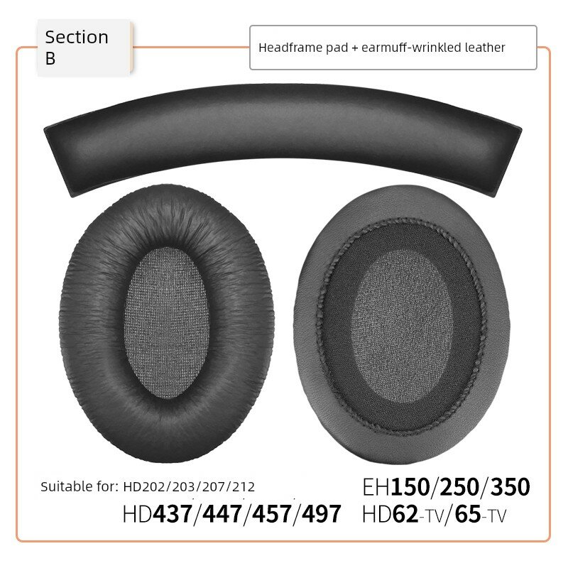 Подходит для Sennheiser HD201, чехол для наушников HD202, наушники HD206, губчатые наушники HD497 HD212, аксессуары